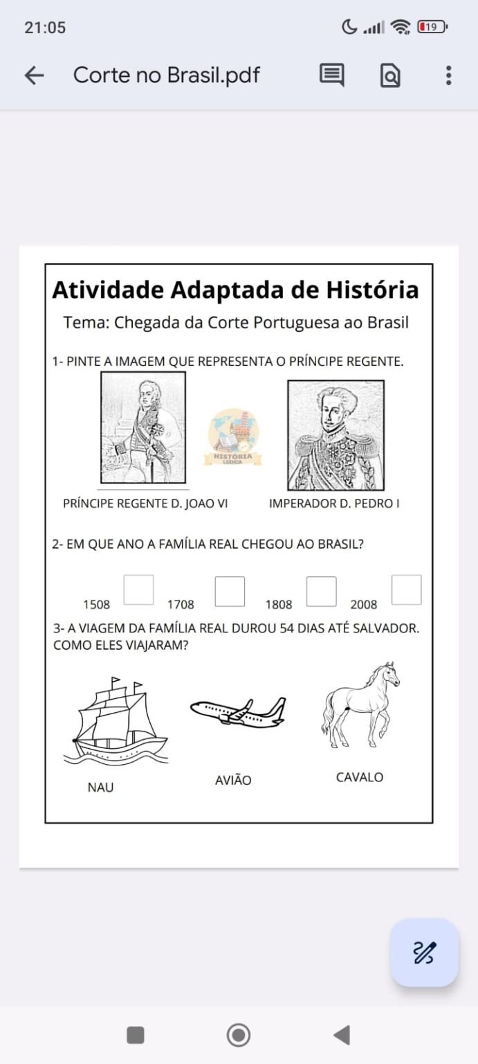 Atividades Adaptadas De História História Lúdica
