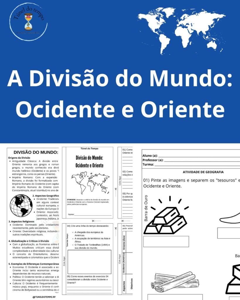 Divisão do Mundo: Ocidente e Oriente - História Lúdica