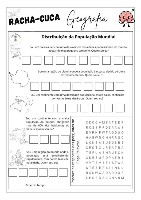 Racha-Cuca Geografia (6° ao 9° Ano) - História Lúdica